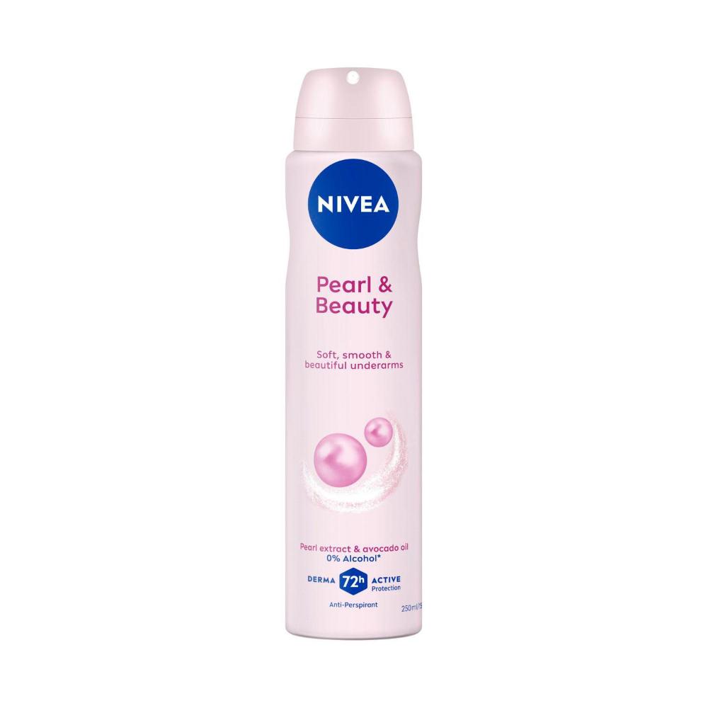 Buy Nivea Deo Aero Female Pearl And Beauty 250mL | Coles