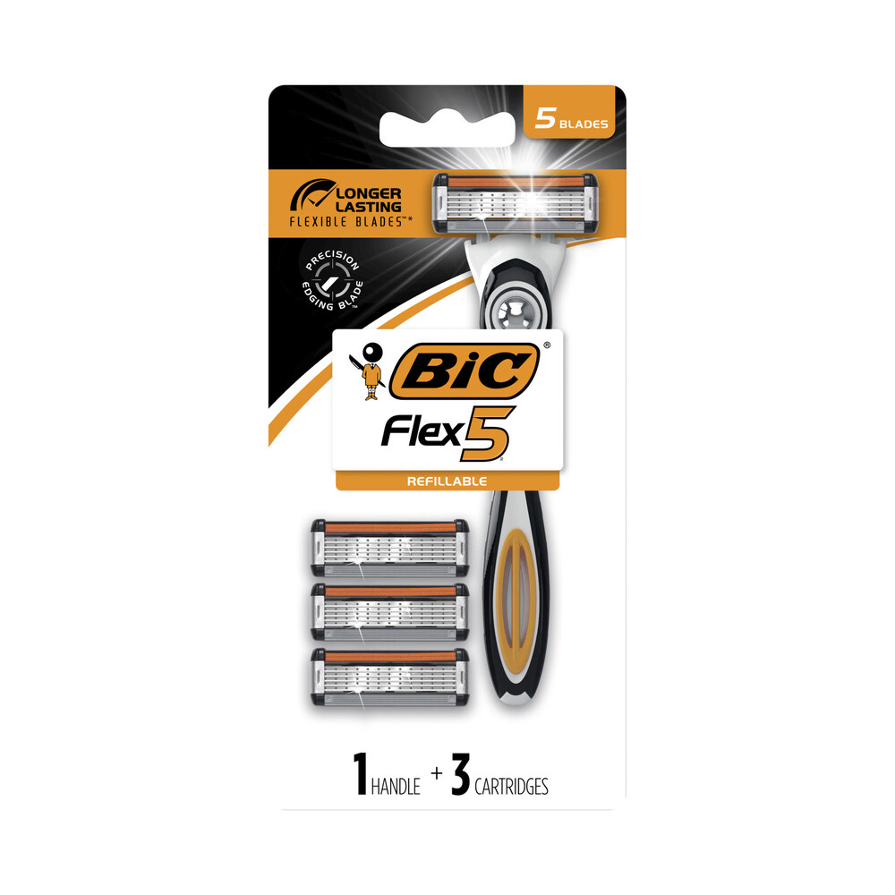 Buy Bic Hybrid Flex 5 Razor 3 pack | Coles