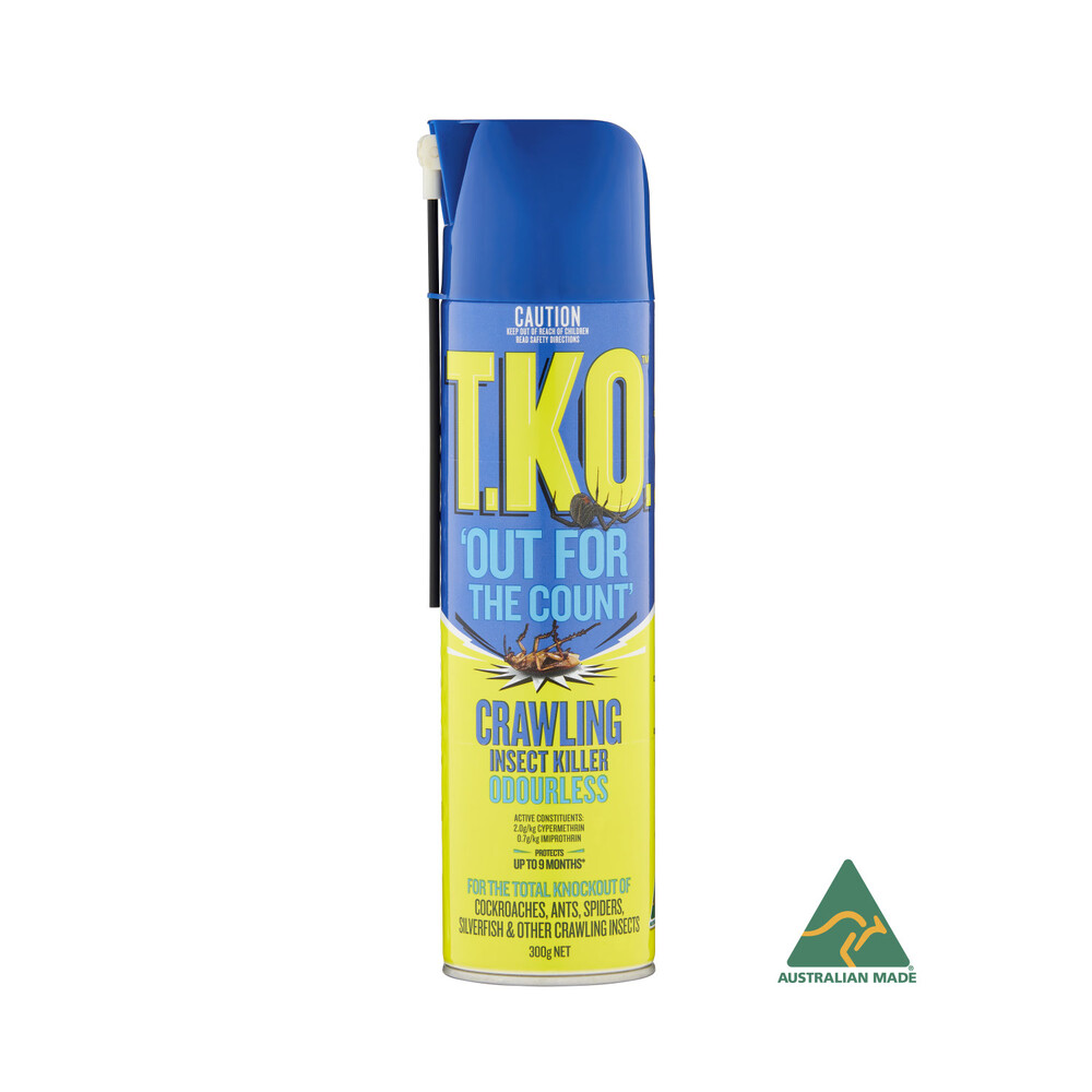 Buy TKO Out For The Count Crawling Insect Killer Odourless 300g | Coles