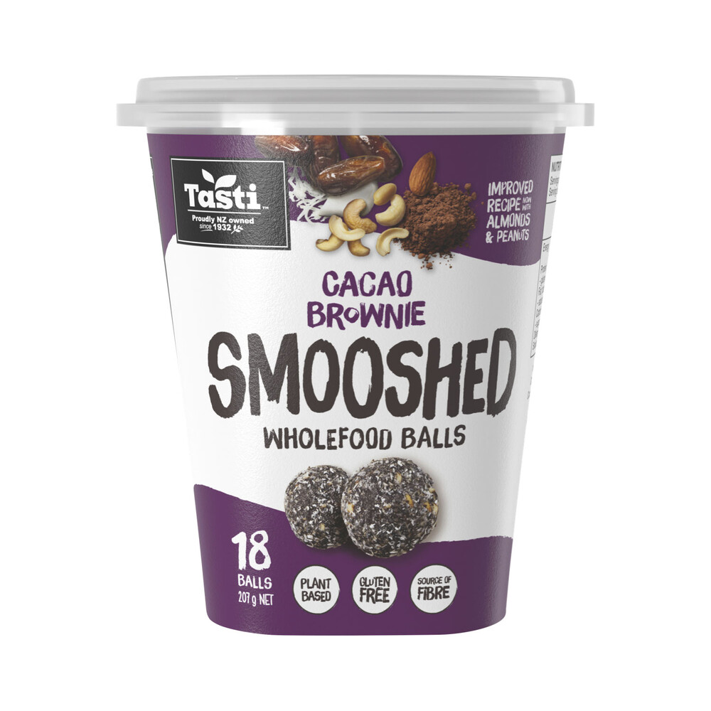 Buy Tasti Smooshed Wholefood Balls Cacao Brownie 207g | Coles