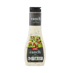 Calories in Coles Kitchen Parmesan Ranch Dressing calcount