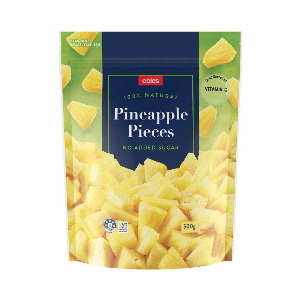 Buy Coles Frozen Fruit Pineapple 500g | Coles