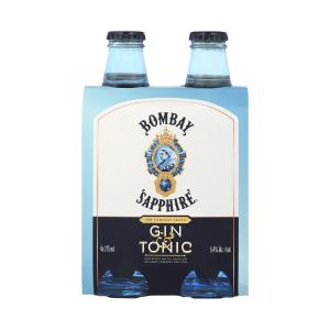 Buy Bombay Sapphire Gin & Tonic 275mL 4 Pack | Coles