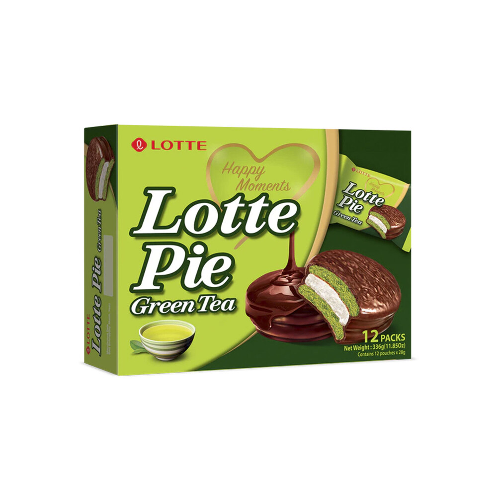 Buy Lotte Choco Pie Green Tea 336g | Coles