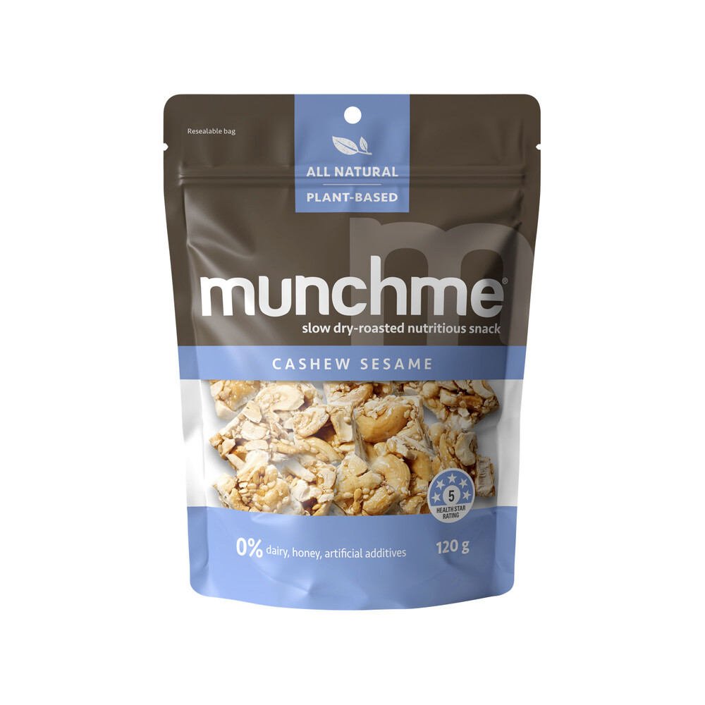 Buy Munchme Nutritious Snack Cashew Sesame 120g | Coles