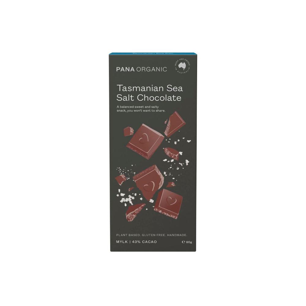 Buy Pana Organic Mylk Tasman Sea Salt Chocolate 80g | Coles