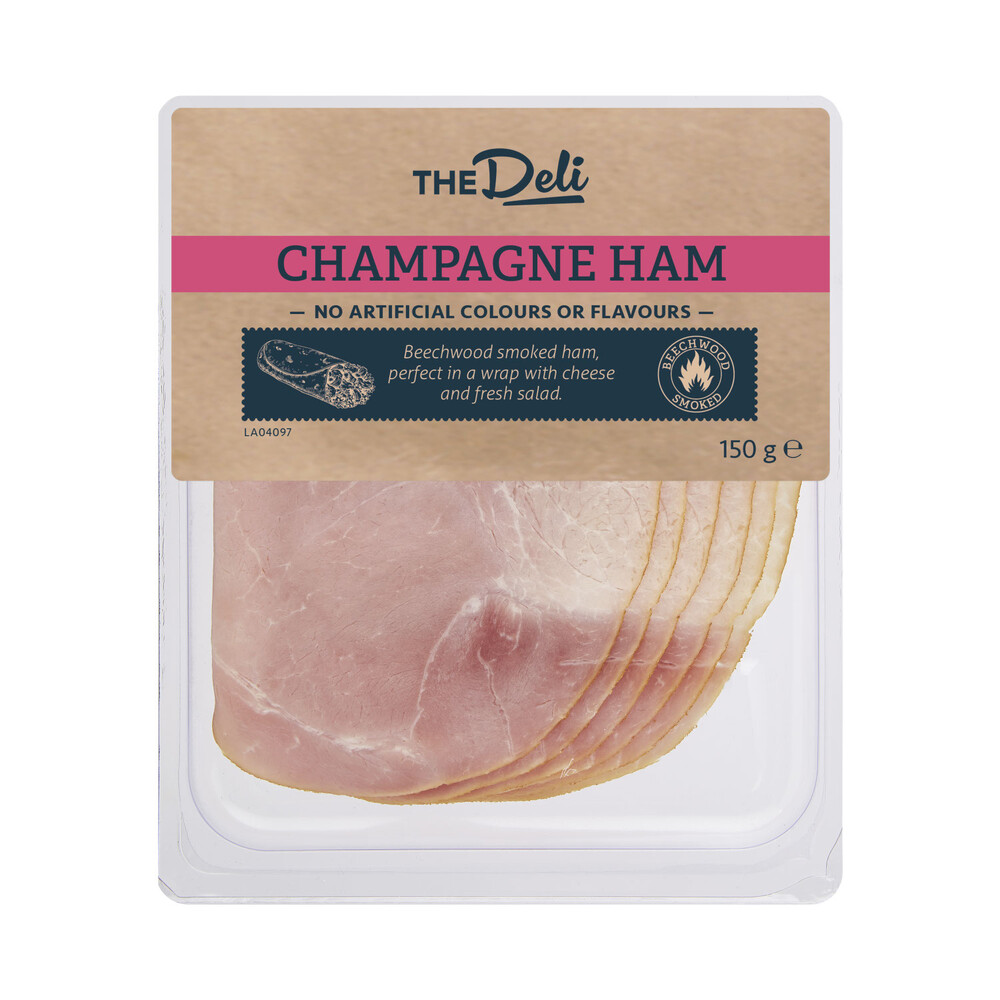 Buy The Deli Shaved Champagne Ham 150g | Coles