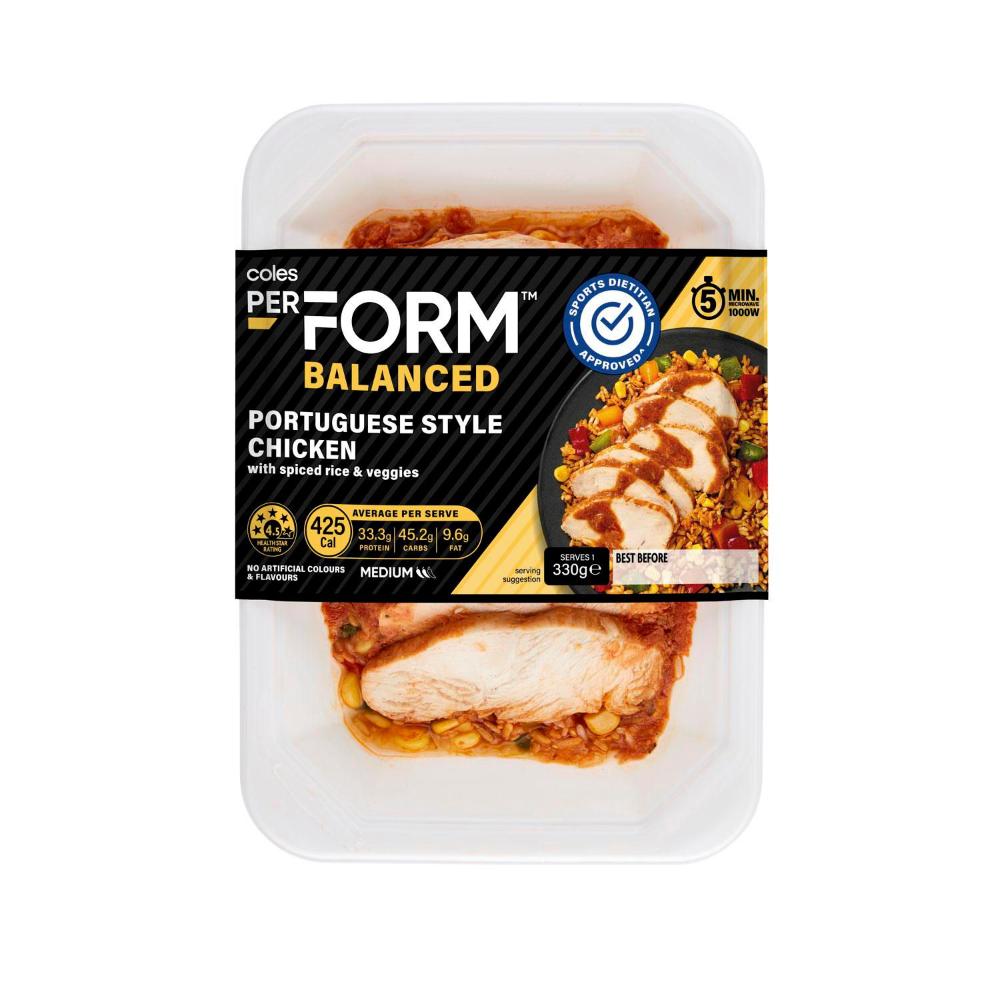 Buy Coles Perform Portuguese Style Chicken 330g | Coles