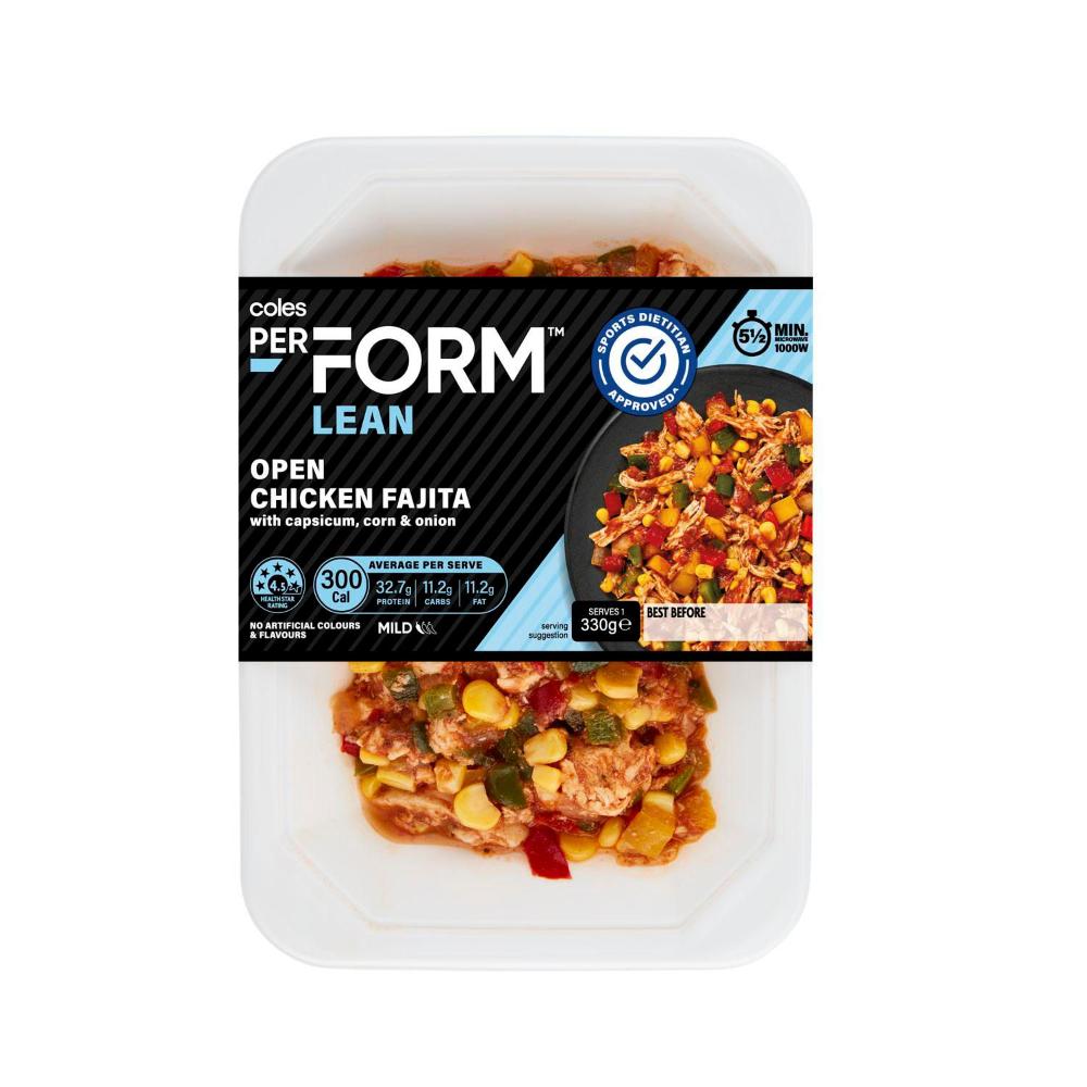 Buy Coles Perform Open Chicken Fajita 330g | Coles
