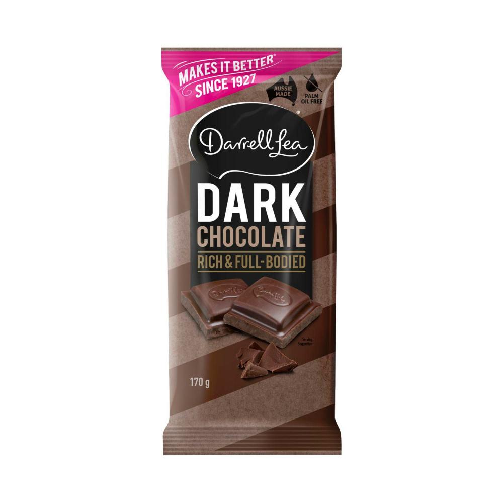 Buy Darrell Lea Dark Chocolate Rich And Full Bodied Block 170g | Coles