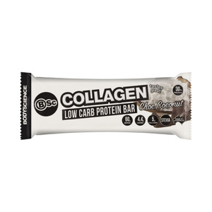 Buy BSc Bodyscience Collagen Low Carb Protein Bar Choc Coconut 60g | Coles