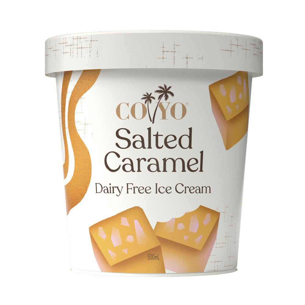 Buy Coyo Dairy Free Ice Cream Salted Caramel 500mL | Coles