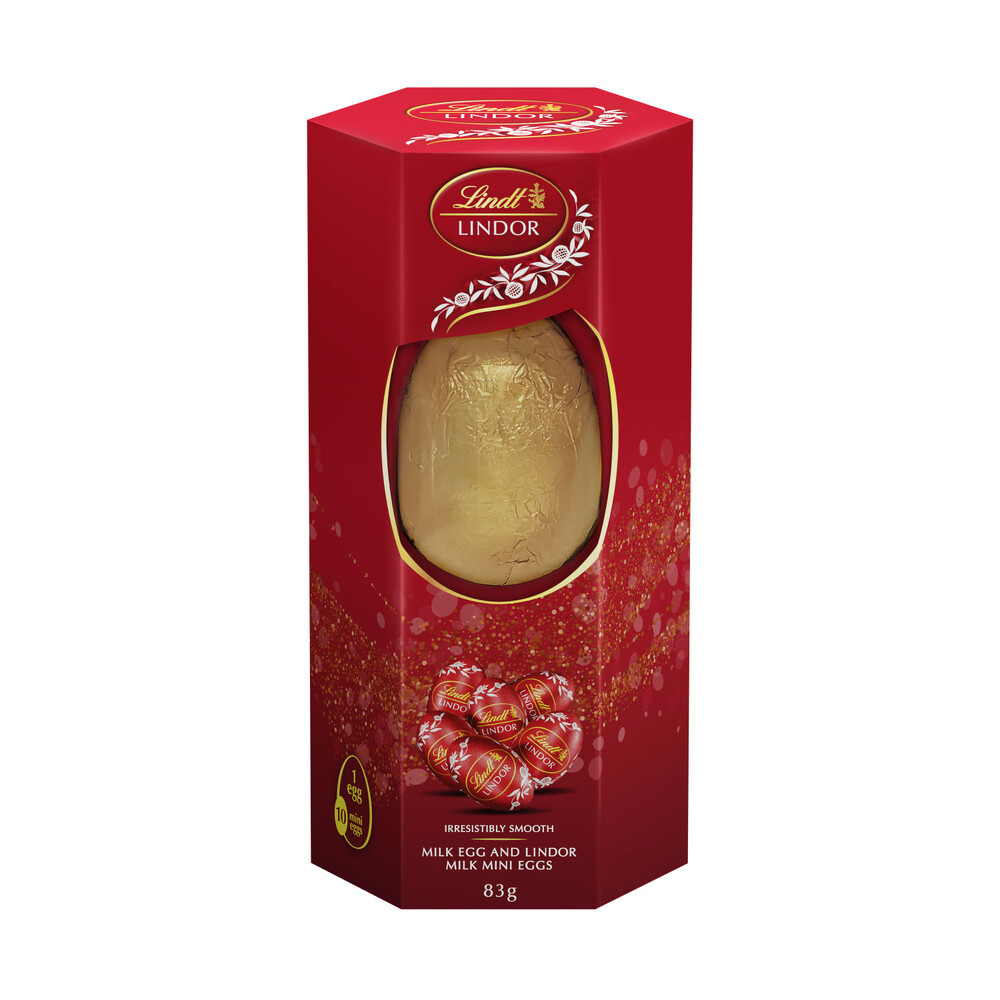 Buy Lindt Lindor Easter Mini Eggs And Milk Chocolate Egg T Box 83g Coles