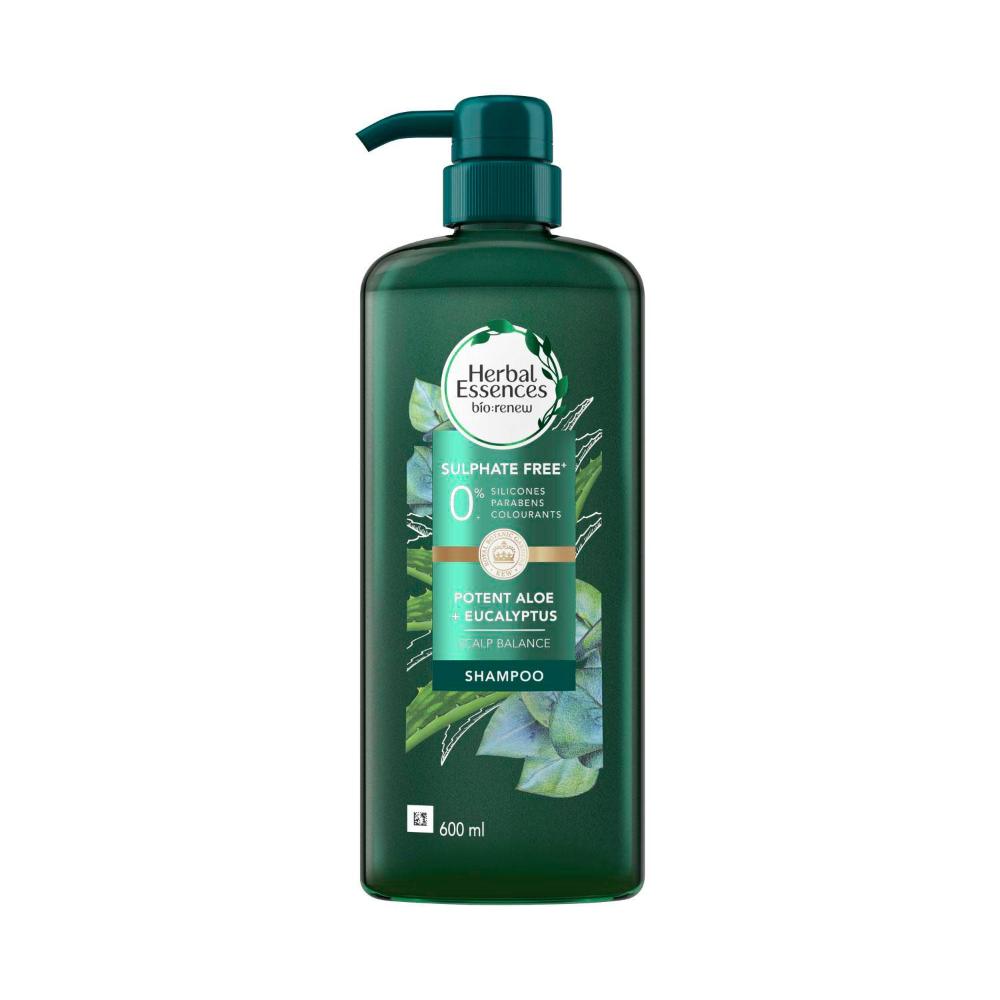 Buy Herbal Essences Potent Aloe Eucalyptus Shampoo 600mL | Coles