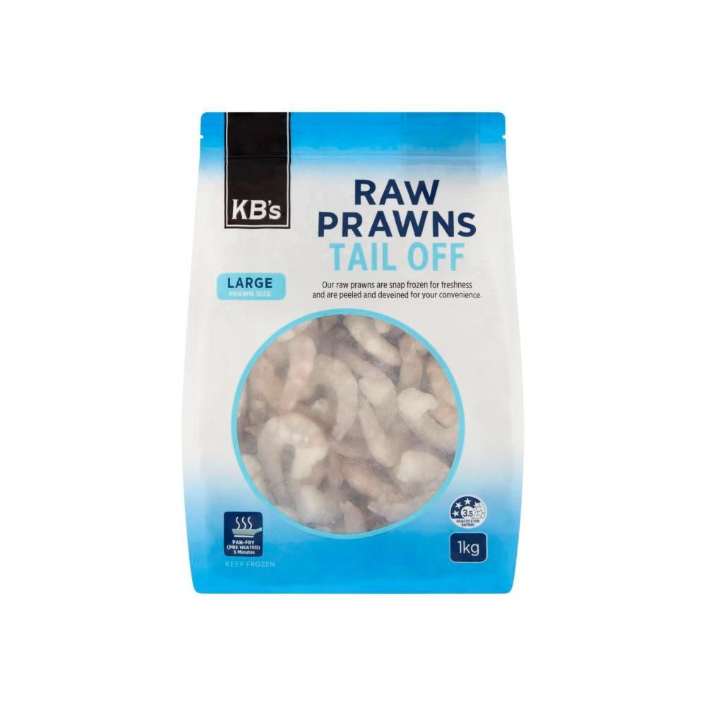 Buy KB's Raw Prawn Tail Off 1kg | Coles