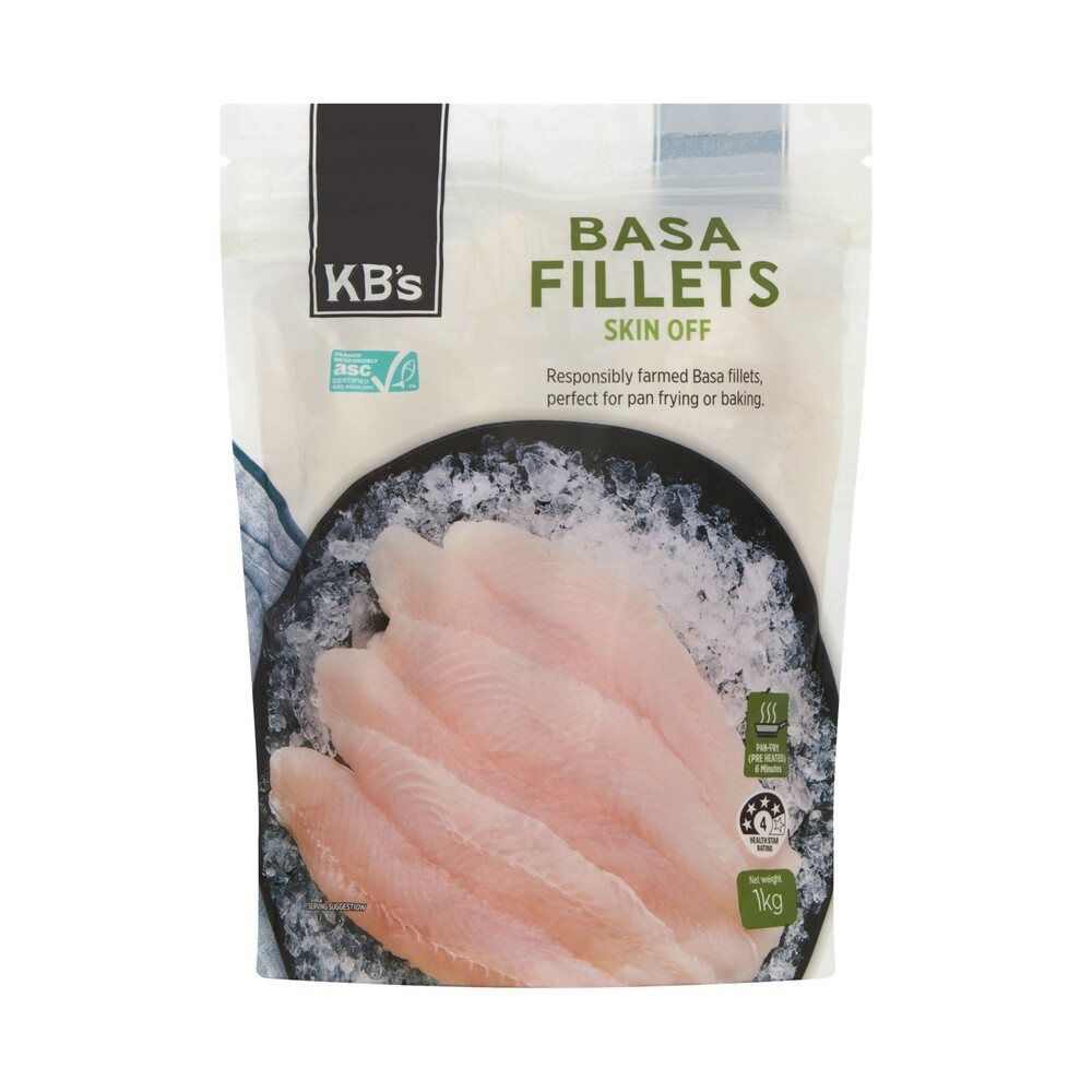 Buy Kb's Basa Fillets 1kg | Coles