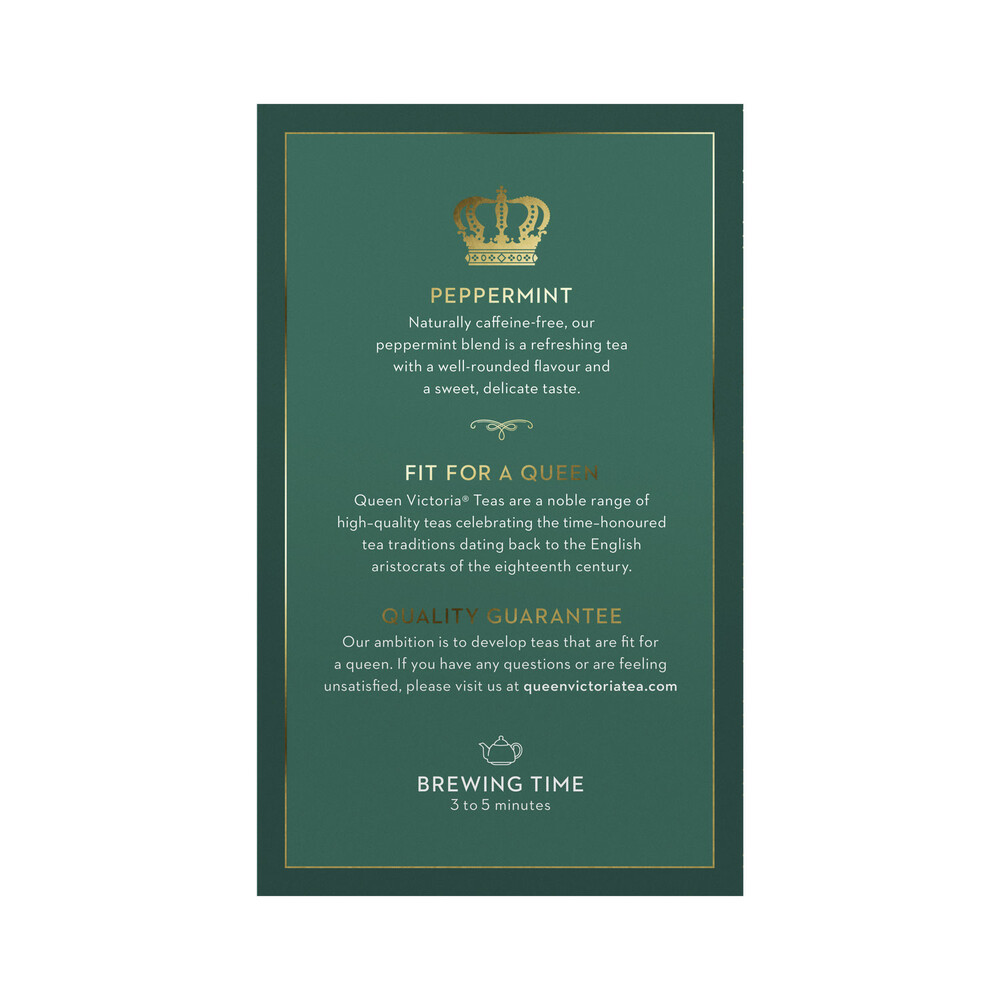 Buy Queen Victoria Peppermint Tea Bags 50 pack | Coles