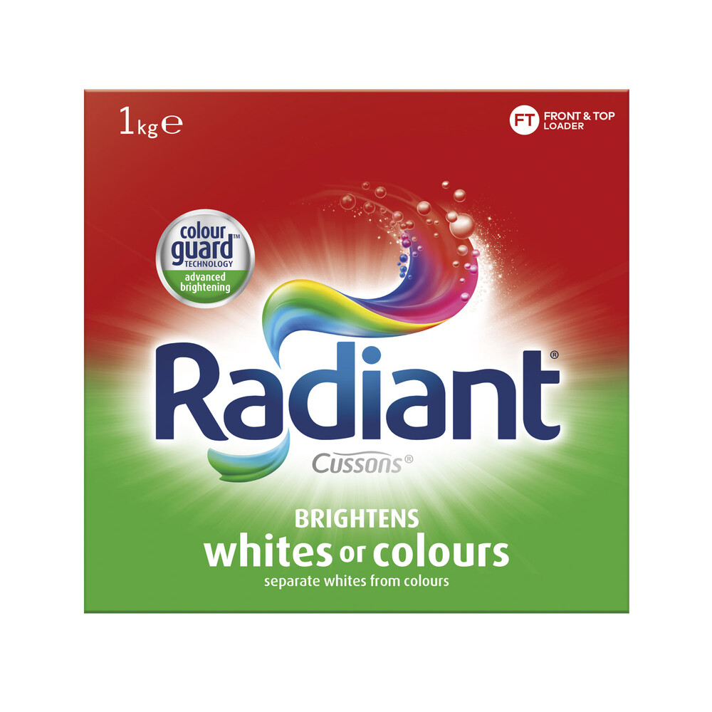 Buy Radiant Whites Or Colours Laundry Powder Washing Detergent 1kg | Coles