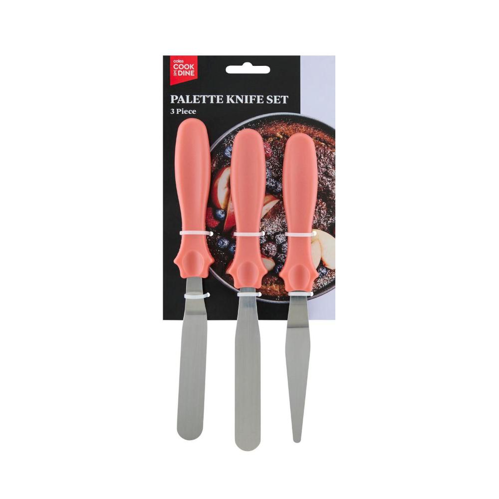 Buy Cook & Dine Palette Knife Set 3 pack | Coles