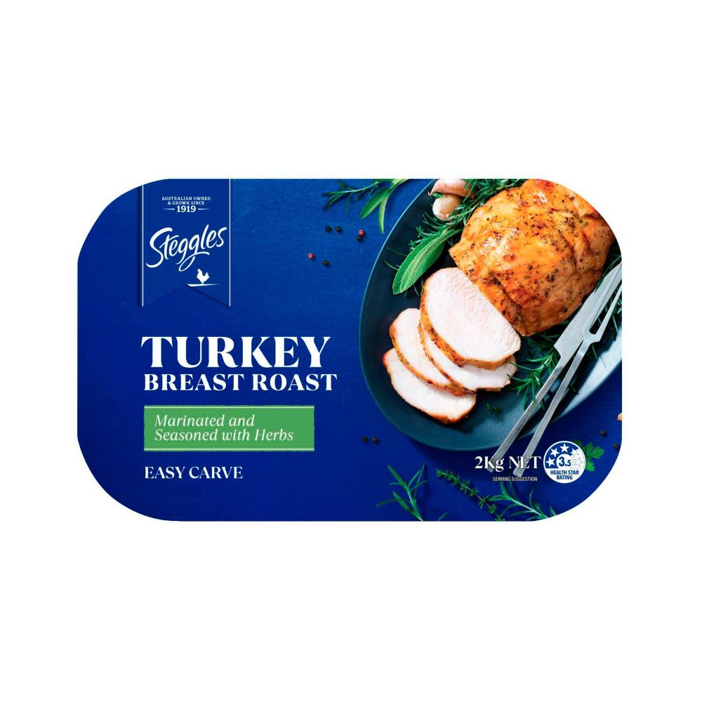 Buy Steggles Frozen Turkey Breast Roast 2kg | Coles