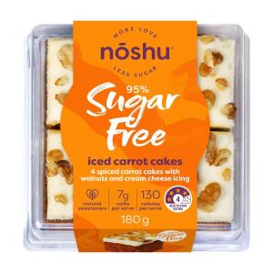 Buy Noshu 95% Sugar Free Iced Carrot Cakes 180g | Coles