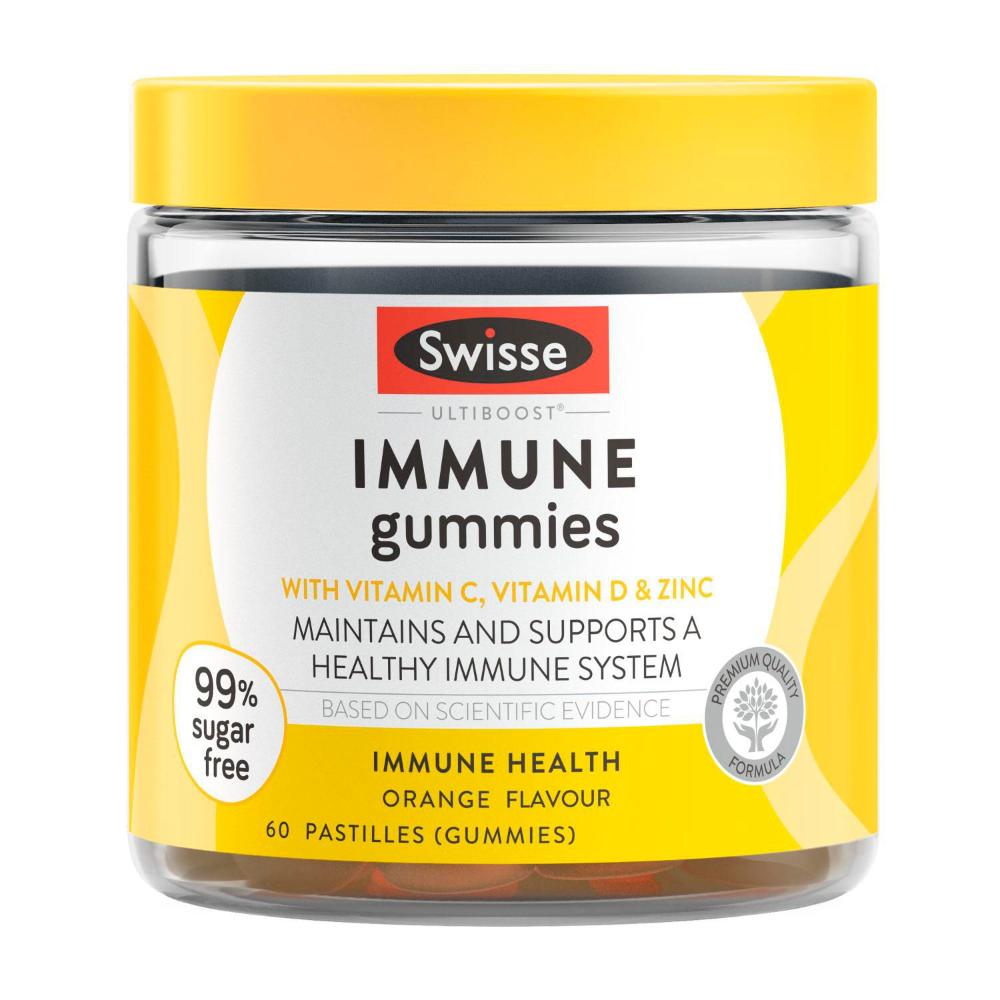 Buy Swisse Ultiboost Immune Gummies For Immune System Health Support 60 ...