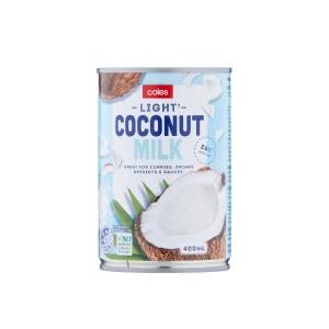 Buy Coles Light Coconut Milk 400mL | Coles