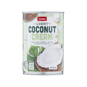 Buy Coles Light Coconut Cream 400mL | Coles