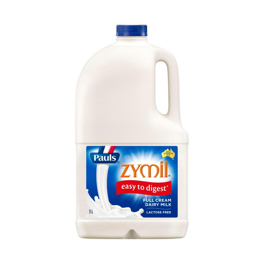Buy Pauls Zymil Lactose Free Milk Full Cream 3L | Coles