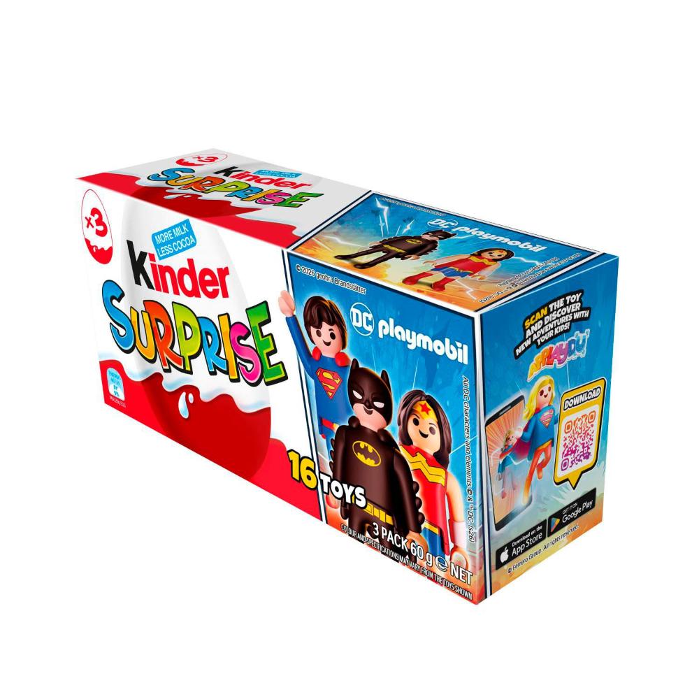 Buy Kinder Surprise Chocolate 3 Pack 60g | Coles