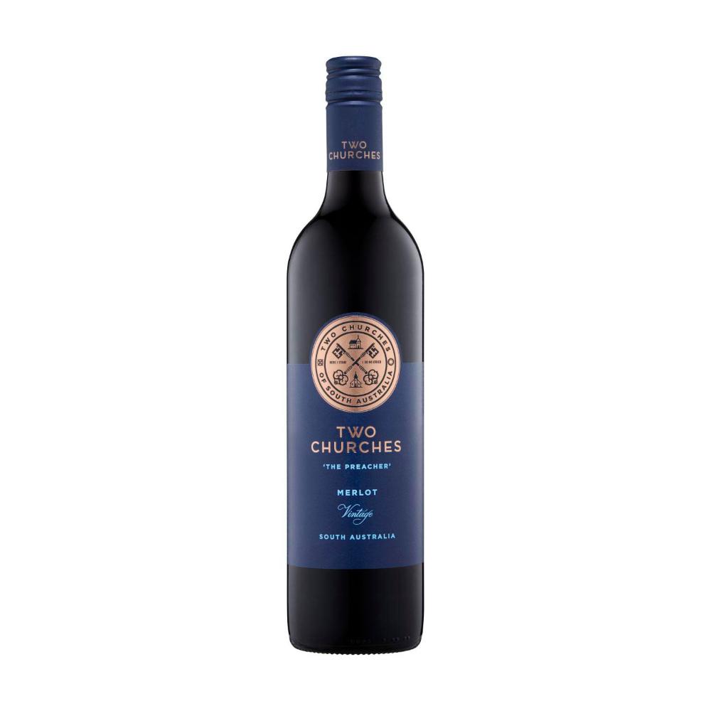 Buy Two Churches The Preacher Merlot 750ml 1 Each | Coles
