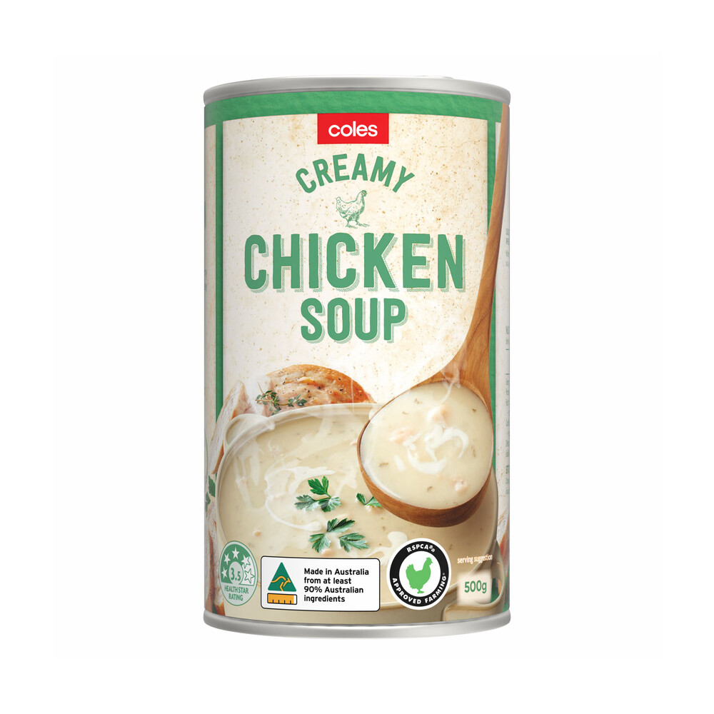 Buy Coles Creamy Chicken Soup 500g | Coles