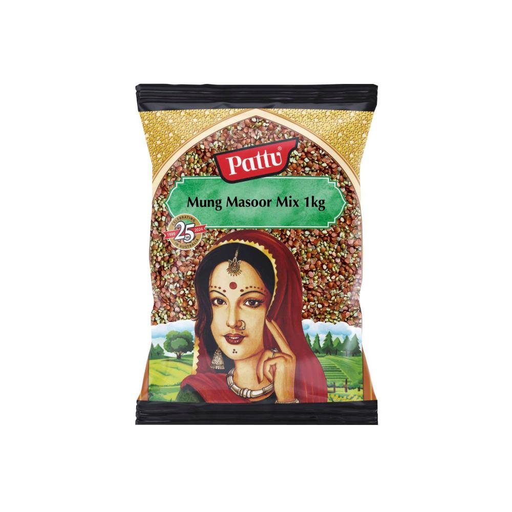 Buy Pattu Mung Masoor Mix 1kg | Coles