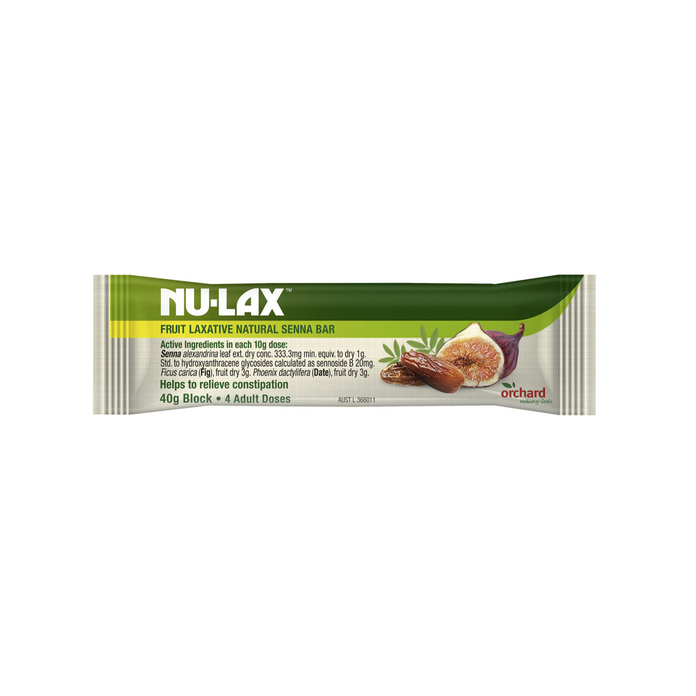 Buy Nulax Laxative Fruit Bar 40g | Coles