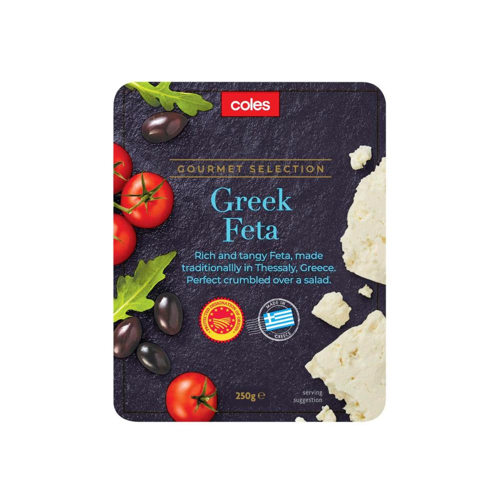 Buy Coles Greek Feta PDO 250g | Coles