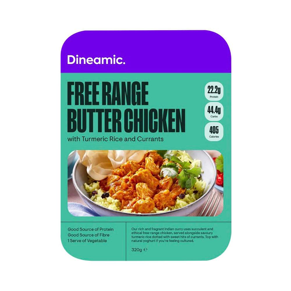 Buy Dineamic Butter Chicken Curry With Turmeric Rice & Currants 320g ...