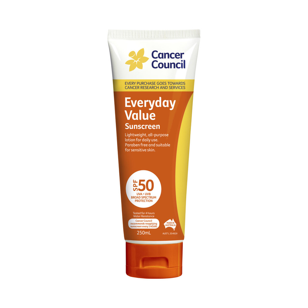 Buy Cancer Council Everyday Sunscreen SPF 50 250mL | Coles