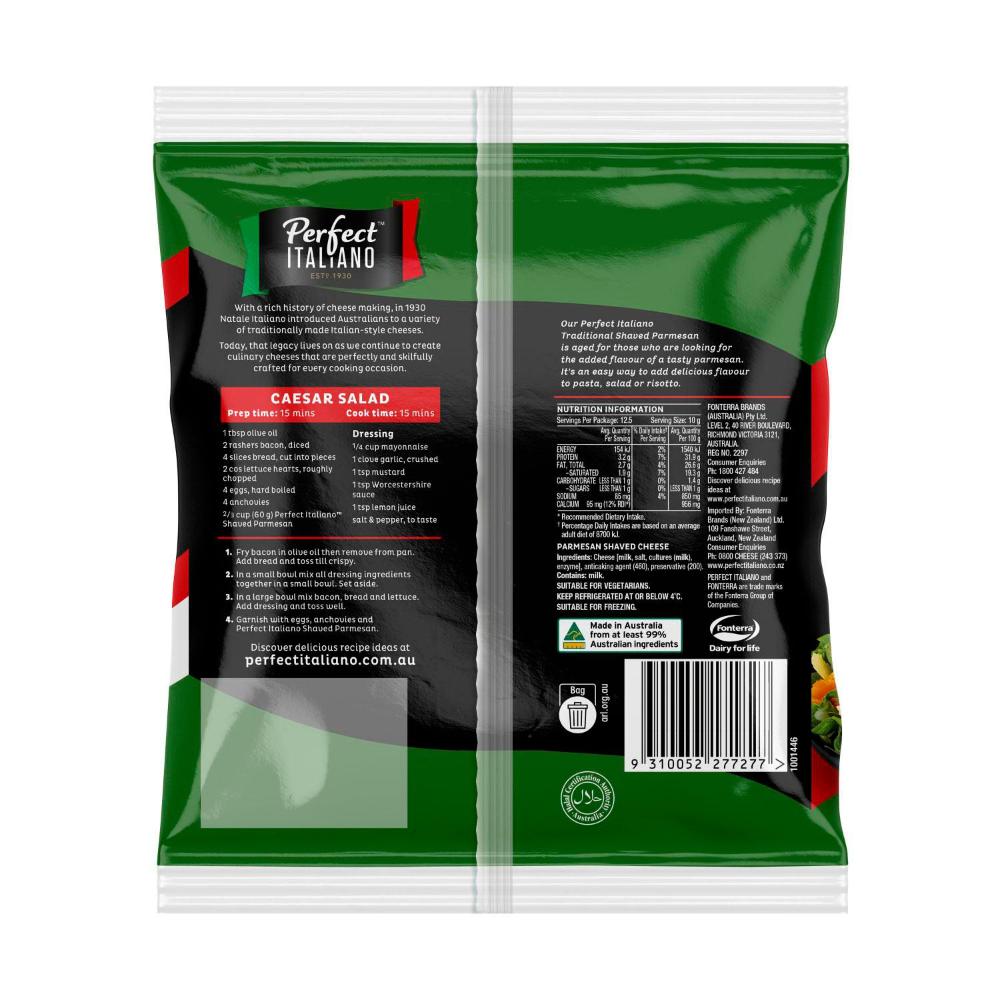 shaved parmesan coles