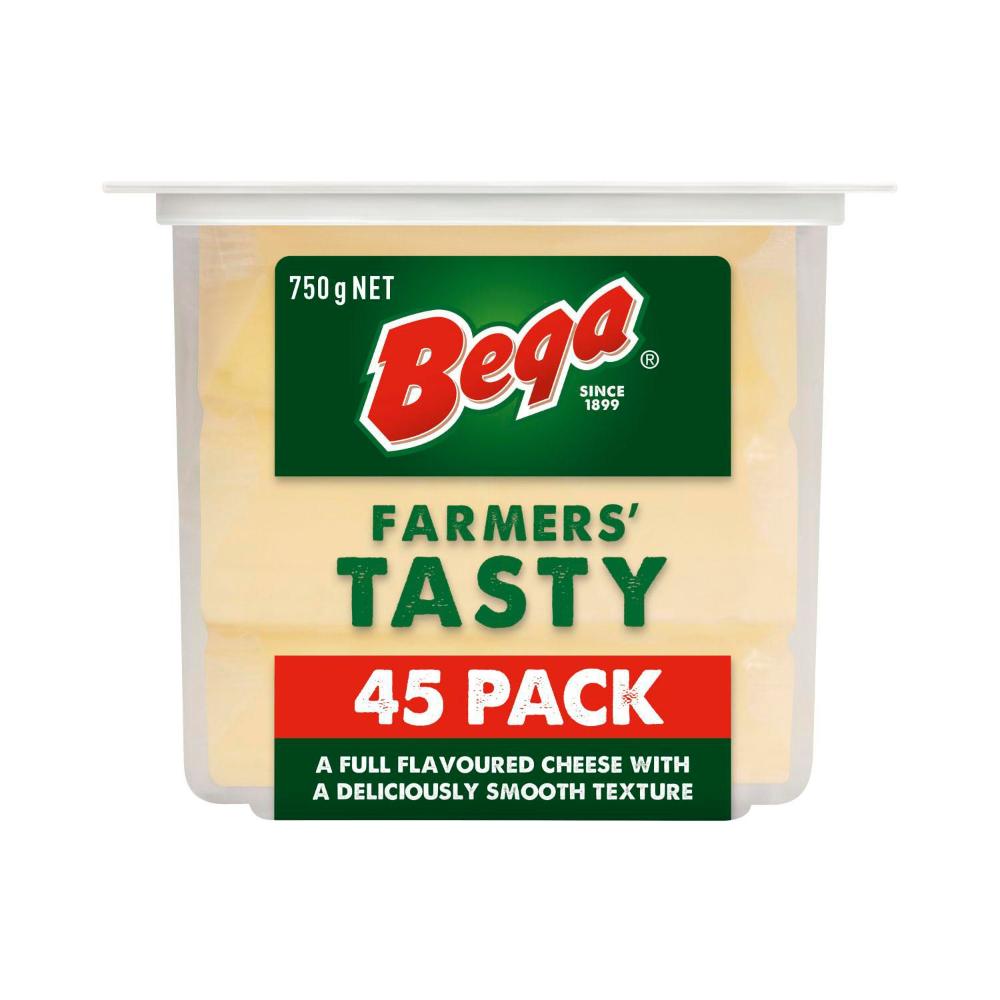 Buy Bega Cheese Slices Tasty 750g | Coles