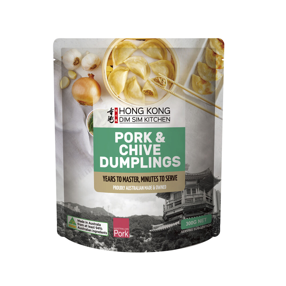 Buy Hong Kong Dim Sim Kitchen Pork & Chive Dumplings 300g | Coles