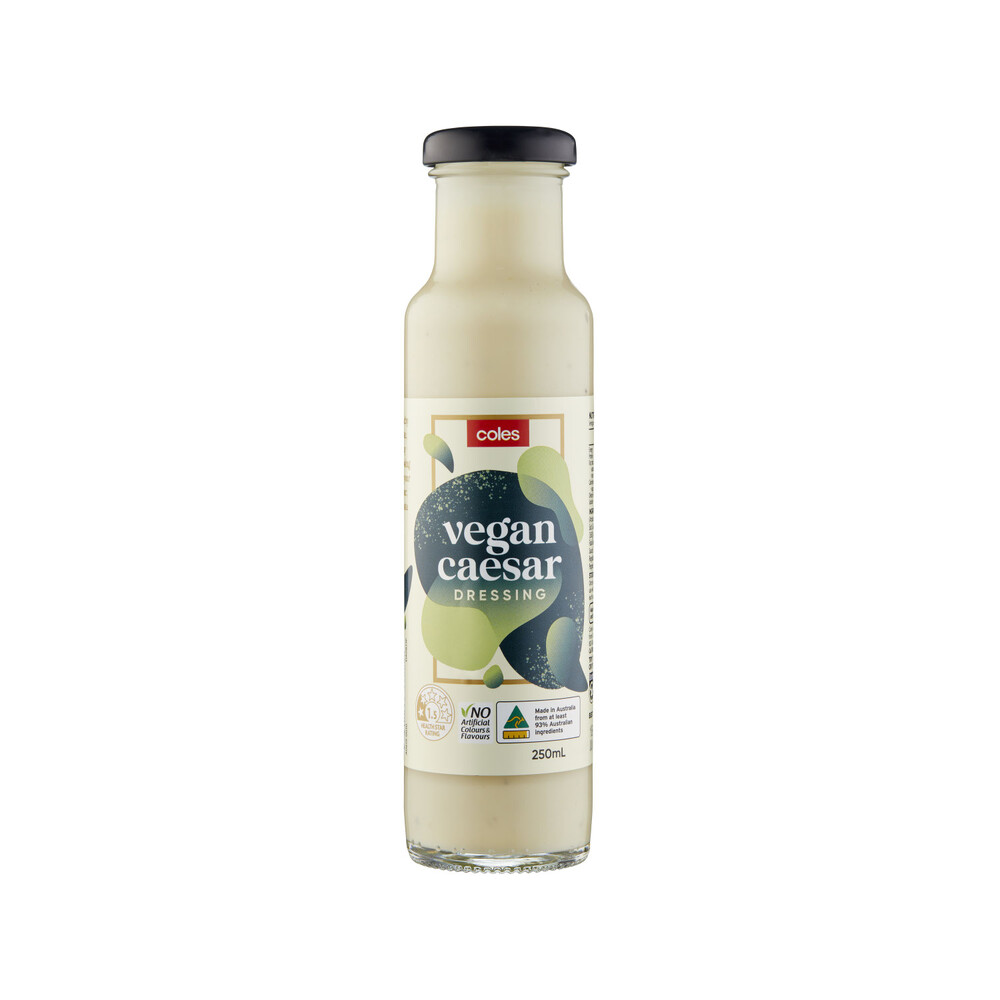 Buy Coles Premium Vegan Caesar Dressing 250mL | Coles
