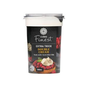 Calories in Coles Double Cream calcount