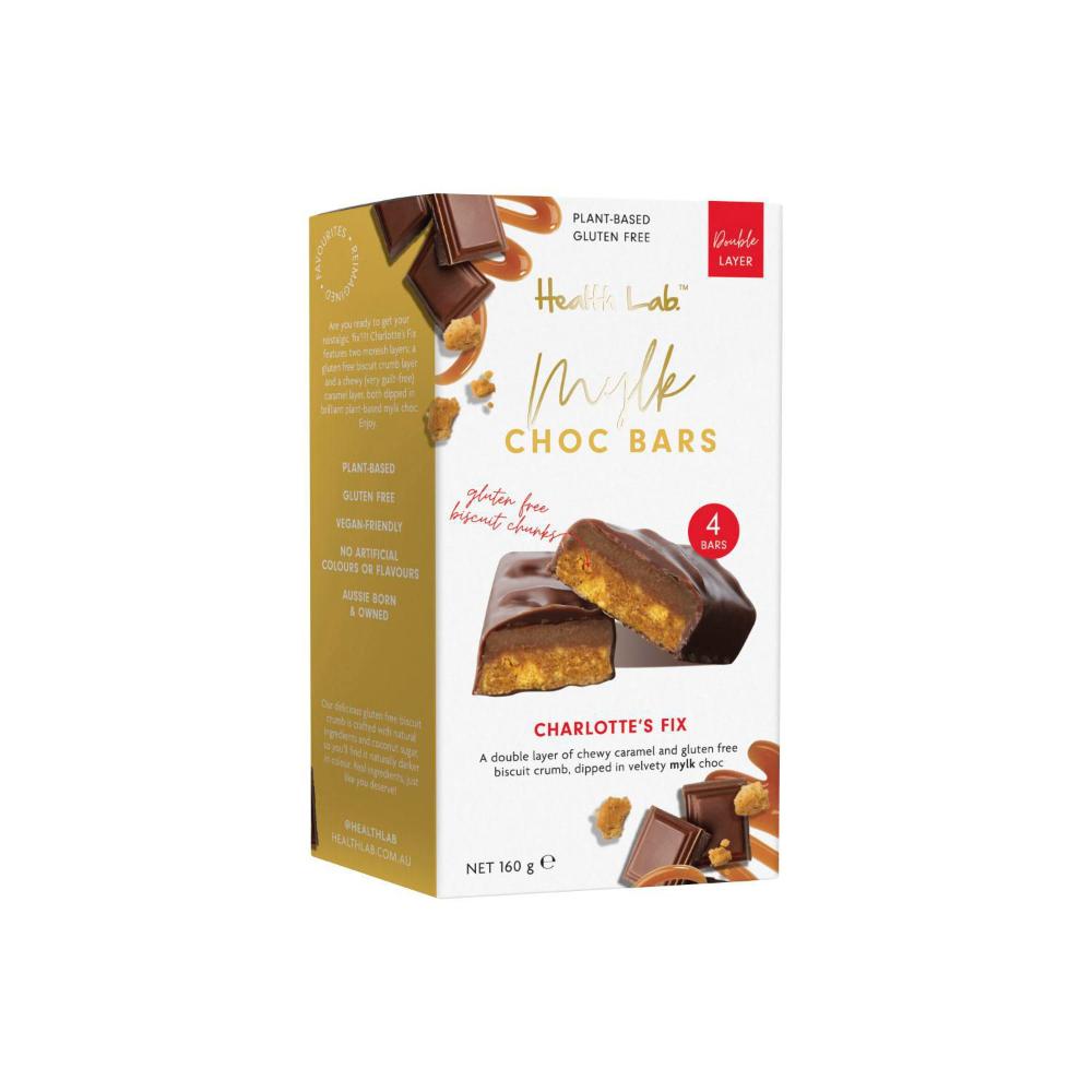 Buy Health Lab Charlottes Fix Mylk Chocolate Bars 4x40g 160g | Coles