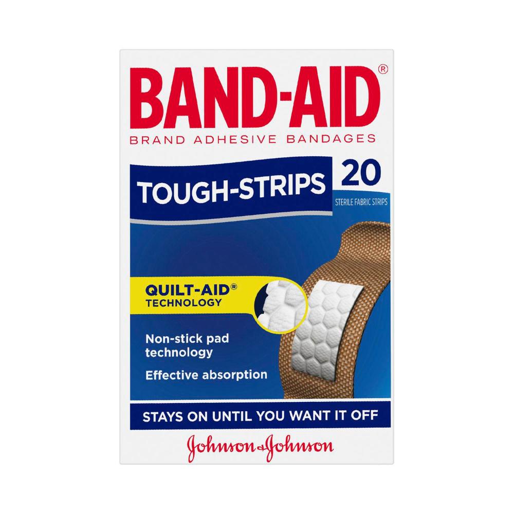Buy Band-Aid Tough Strips 20 pack | Coles