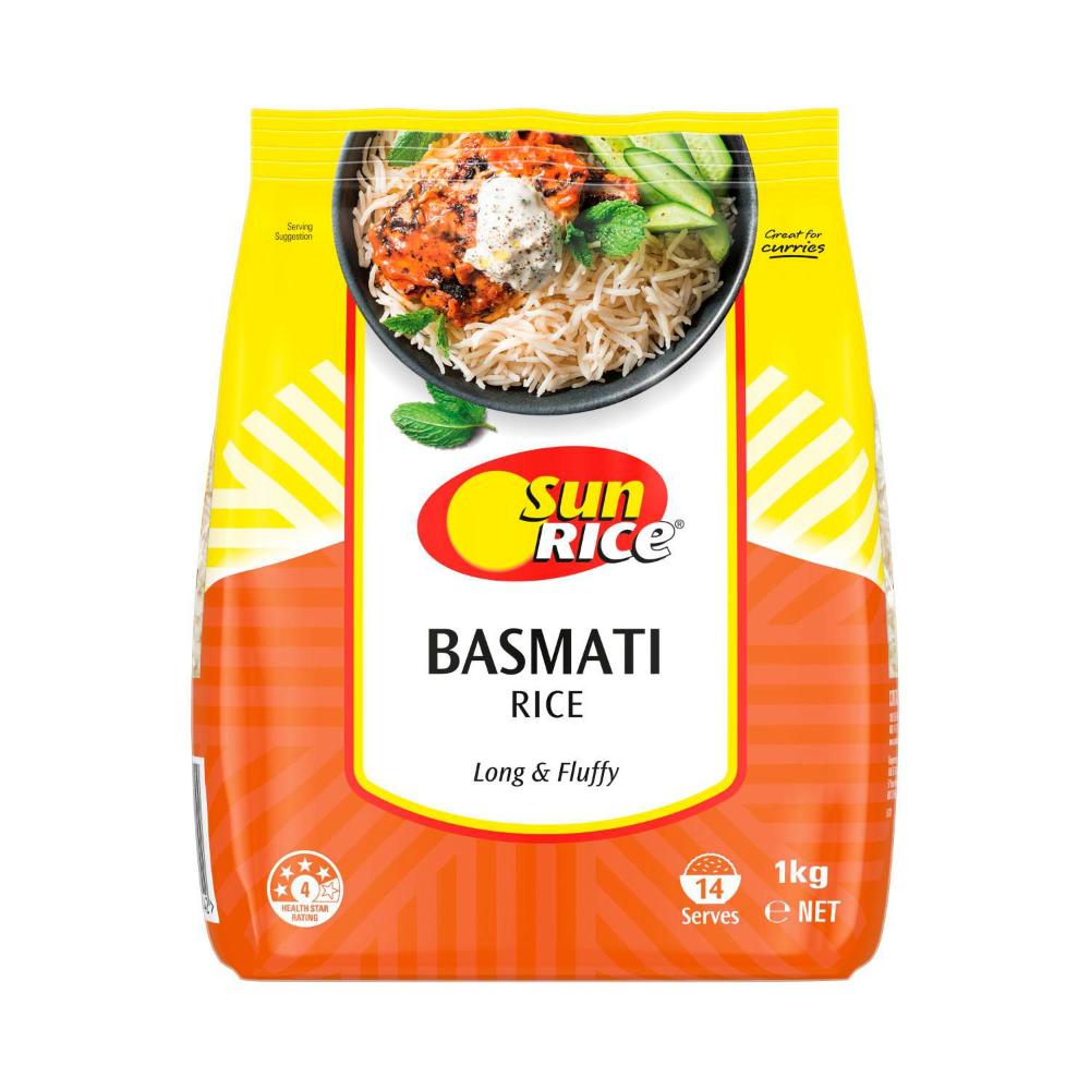 Buy Sunrice Basmati Rice 1kg | Coles
