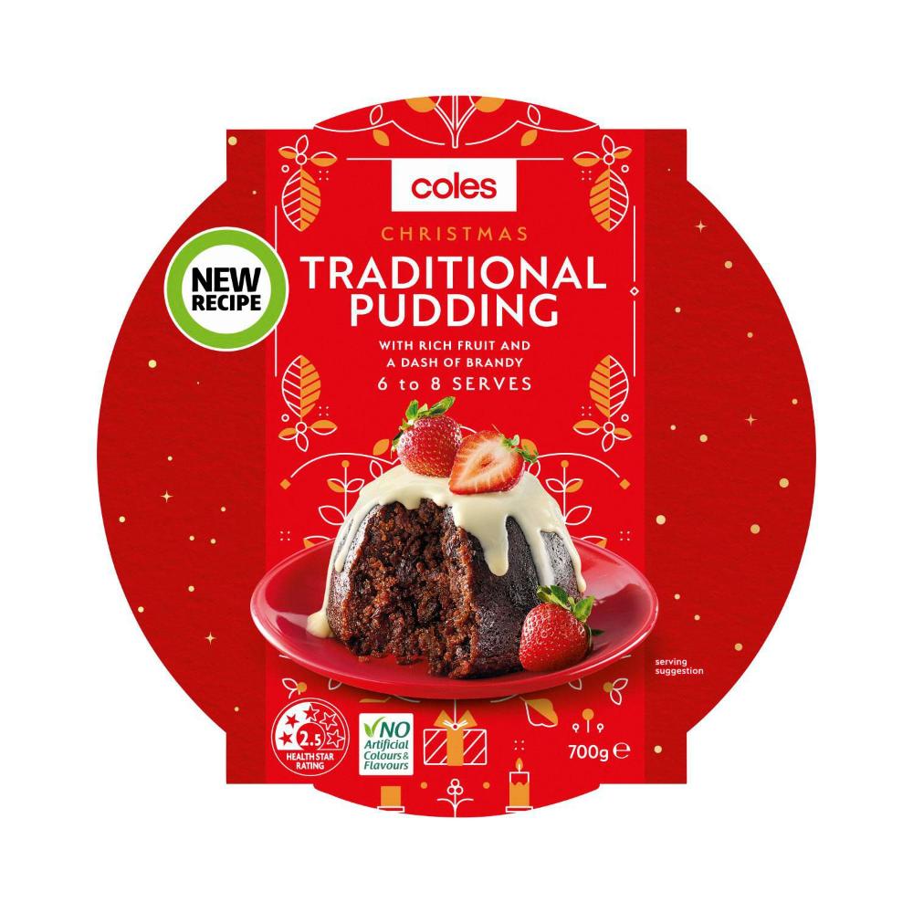 Buy Coles Christmas Traditional Pudding 700g | Coles