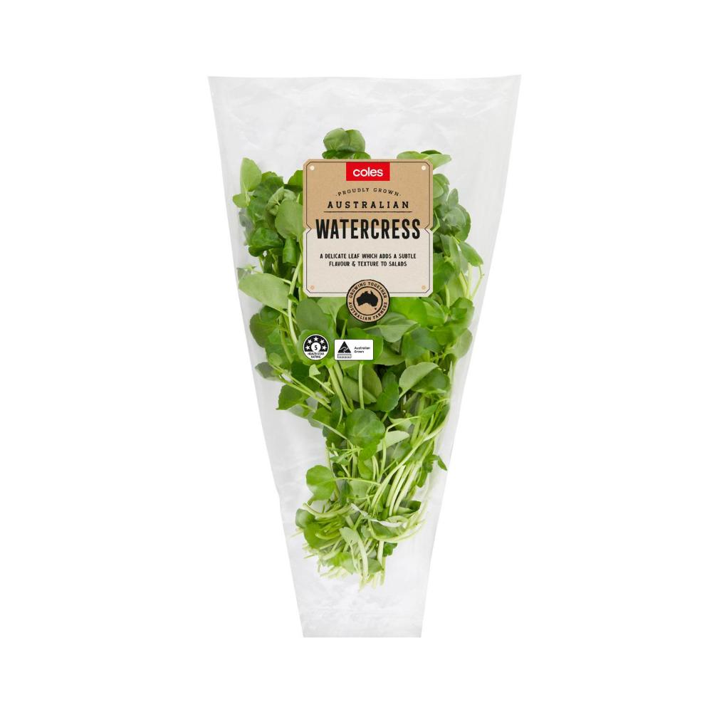 Buy Coles Sleeved Herbs Watercress 1 Bunch | Coles