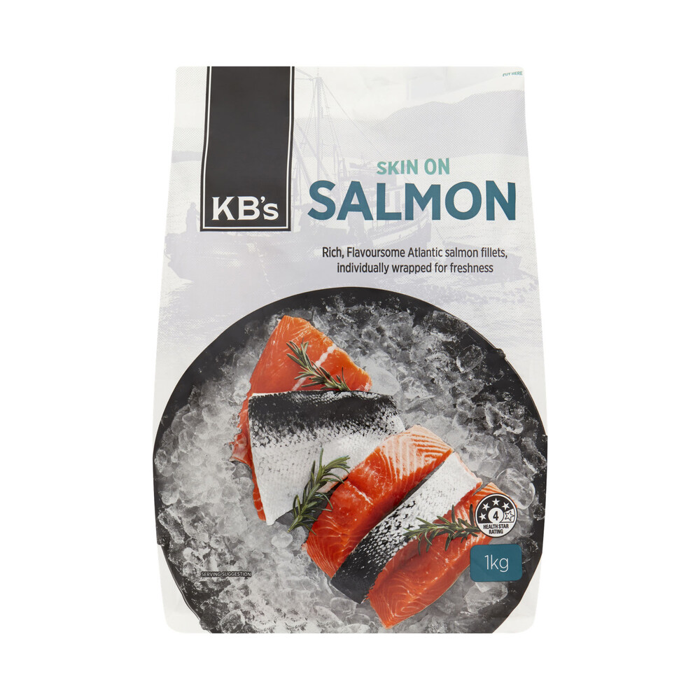 Buy Kbs Salmon Skin On 1kg | Coles