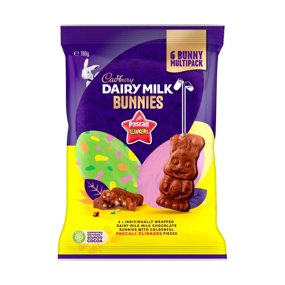 Buy Cadbury Clinkers Chocolate Easter Bunny Sharepack 180g | Coles
