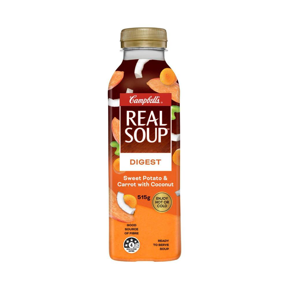 Buy Campbells Real Soup Digest Sweet Potato Carrot & Coconut 515g | Coles